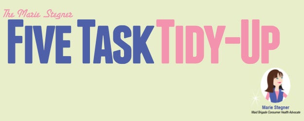 Marie Stegner's Five Task Tidy-Up - Maid Brigade